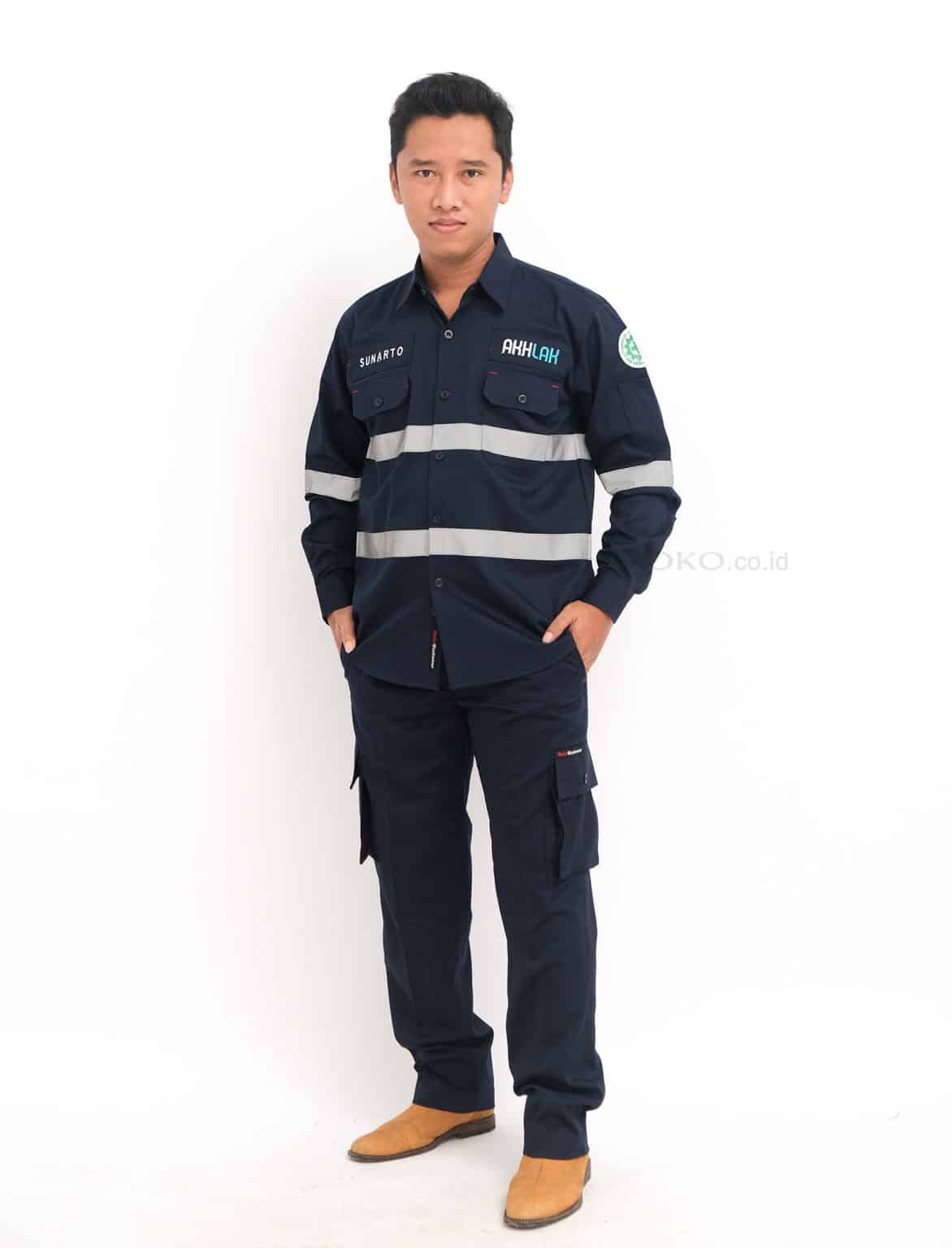 Seragam Wearpack PLN Sumbawa | Moko Garment Indonesia